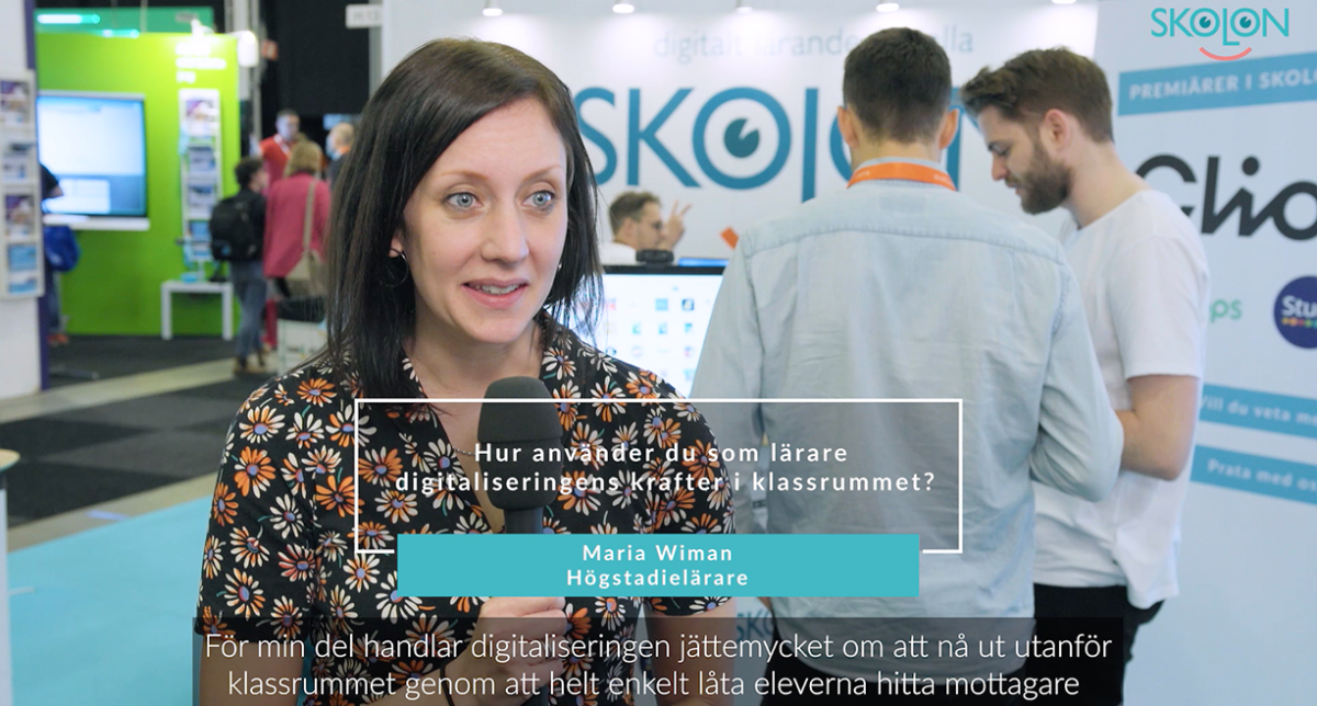 Årets lärare Maria Wiman: Hur använder du digitaliseringens krafter i ...