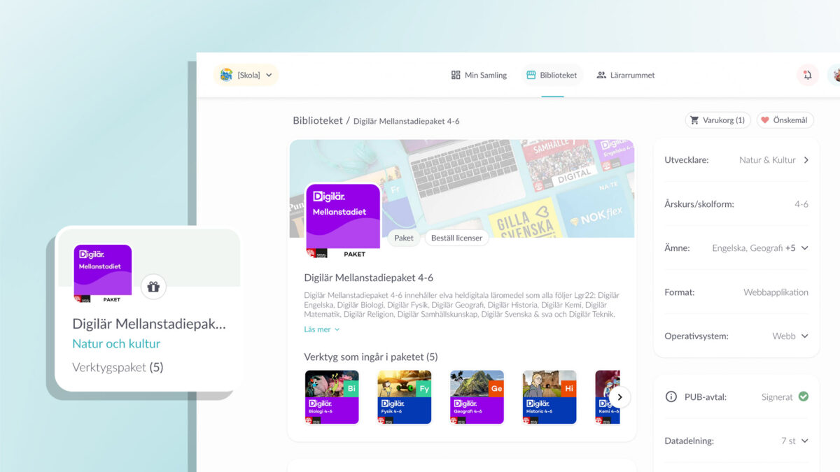 Tool packages in Skolon - Skolon