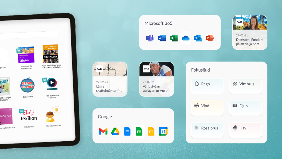 Widgets - smarta hjälpredor i skolvardagen för elever och lärare