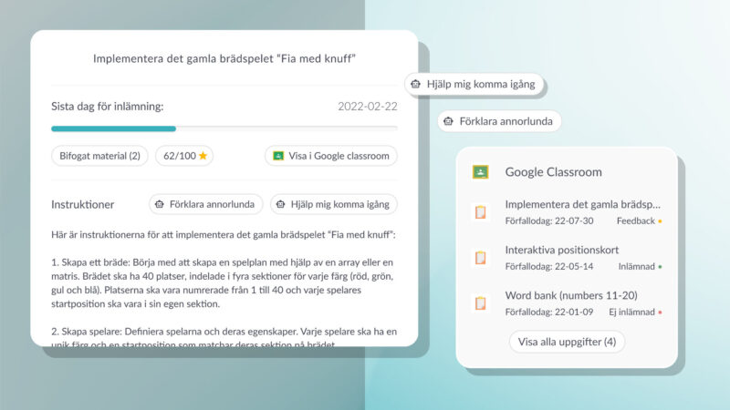 NYHET: Widget för Google Classroom - nu med smart AI-funktionalitet