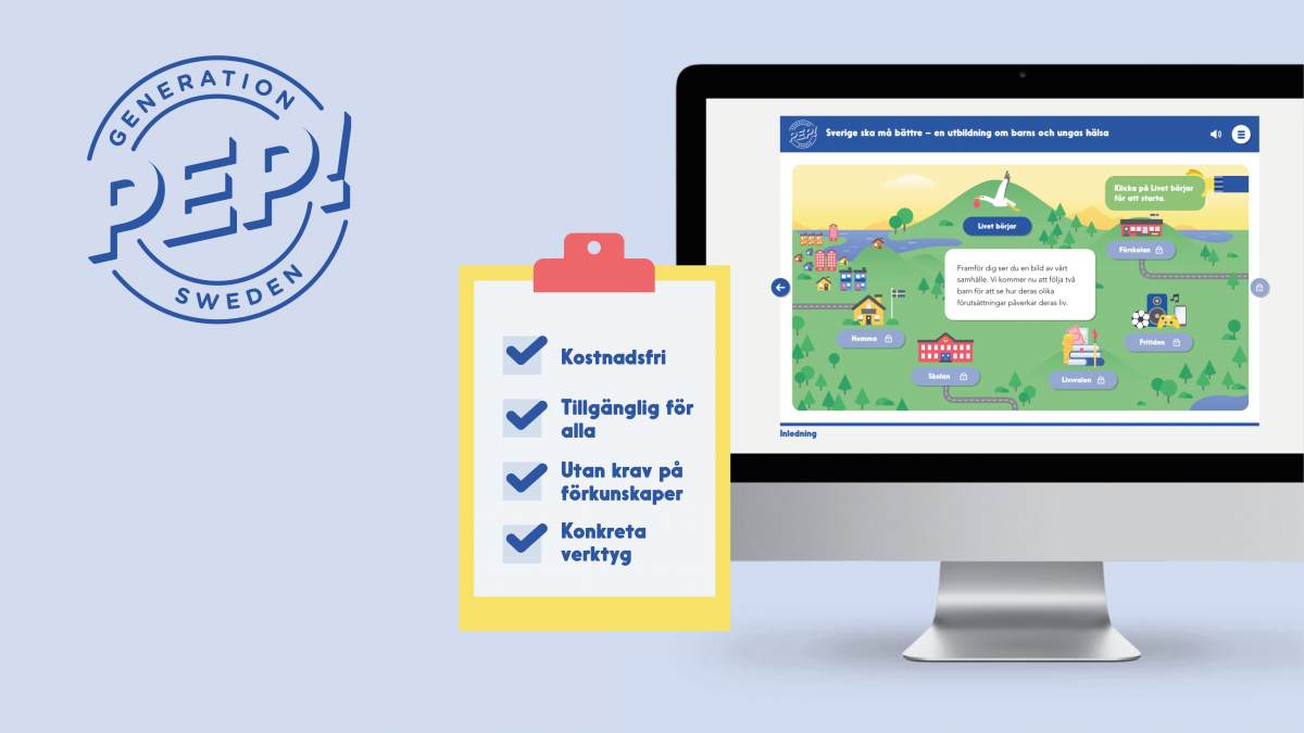 Generation Pep – skapa bättre förutsättningar för en mer jämlik folkhälsa