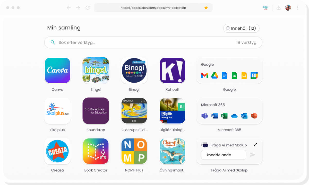 Hem – Vi möjliggör digitalt lärande för alla - Skolon