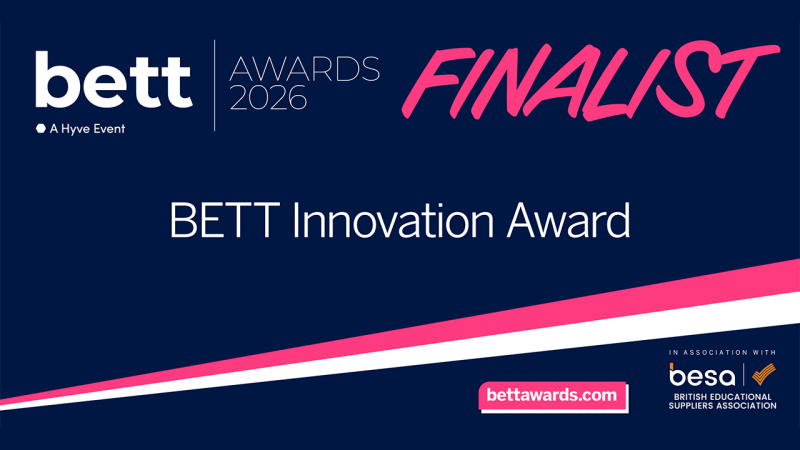 Skolon nominated for the Bett Innovation Award 2026 – one of the world’s most prestigious EdTech ...